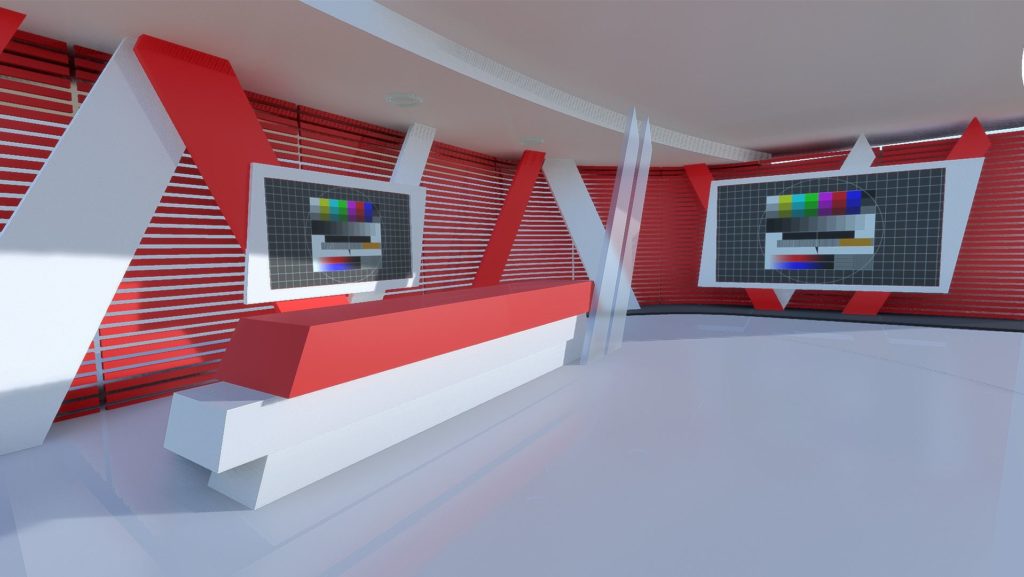 Virtual Set 008 For Vset3D Studio | Virtual production