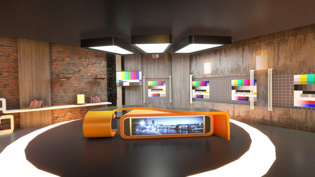 3D virtual set | Vset3D Virtual studio Software