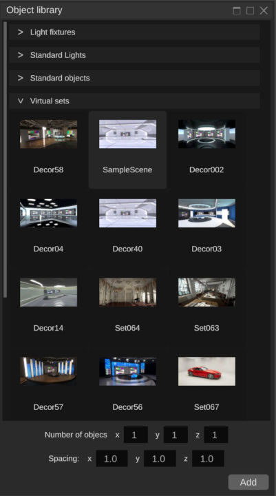 Virtual Set 070 For Vset3D Studio | Vset3D Virtual studio Software
