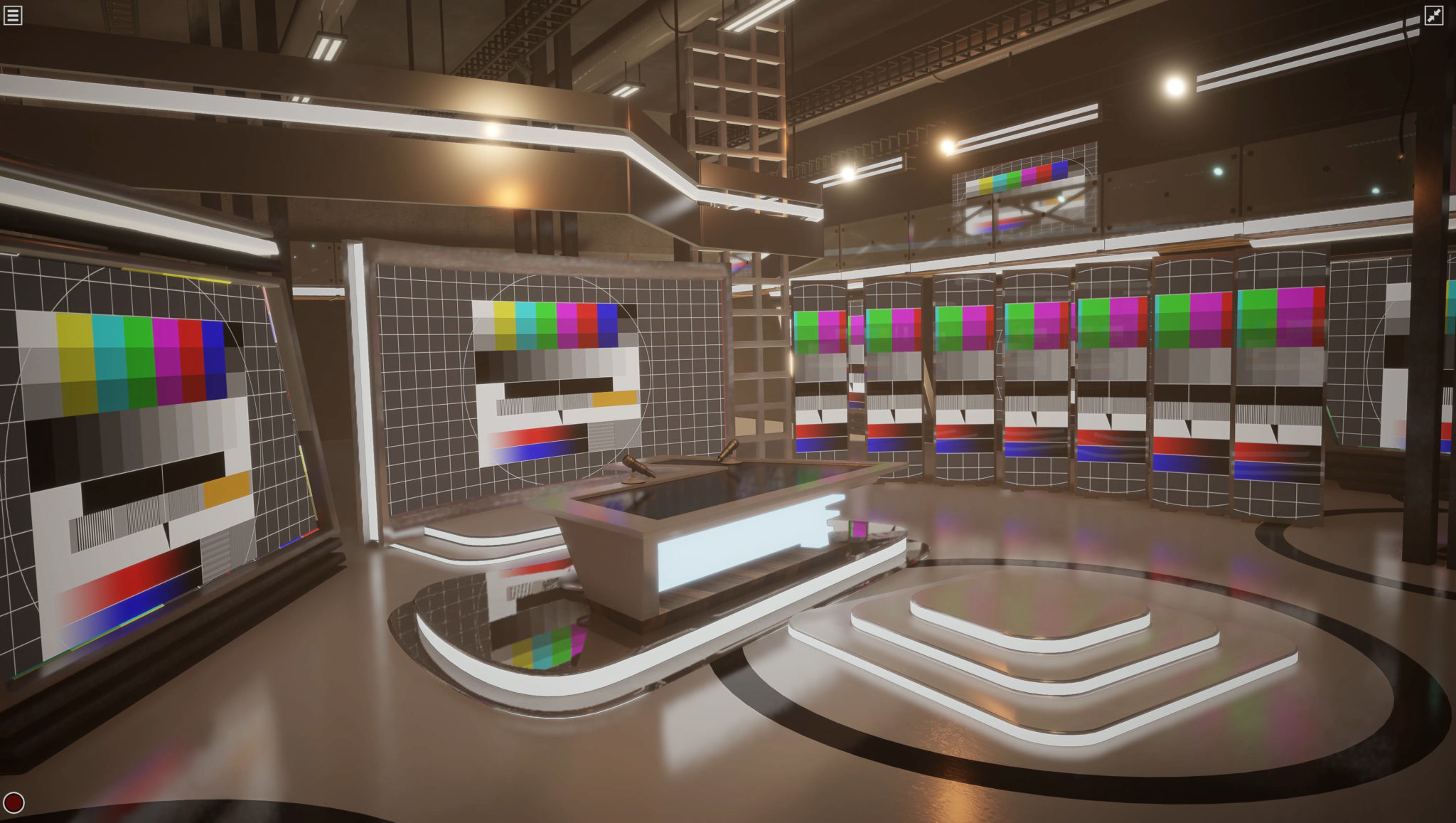 Virtual Set 069 For Vset3D Studio | Virtual production