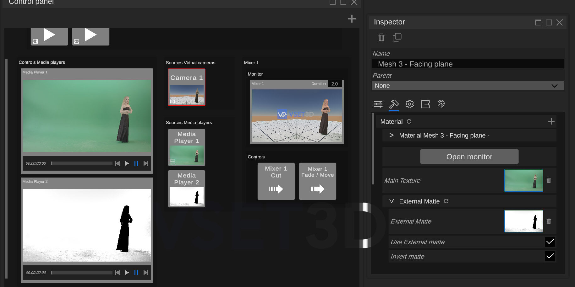 Vset3D Virtual Set Maker Features Overview | Vset3D Virtual studio Software