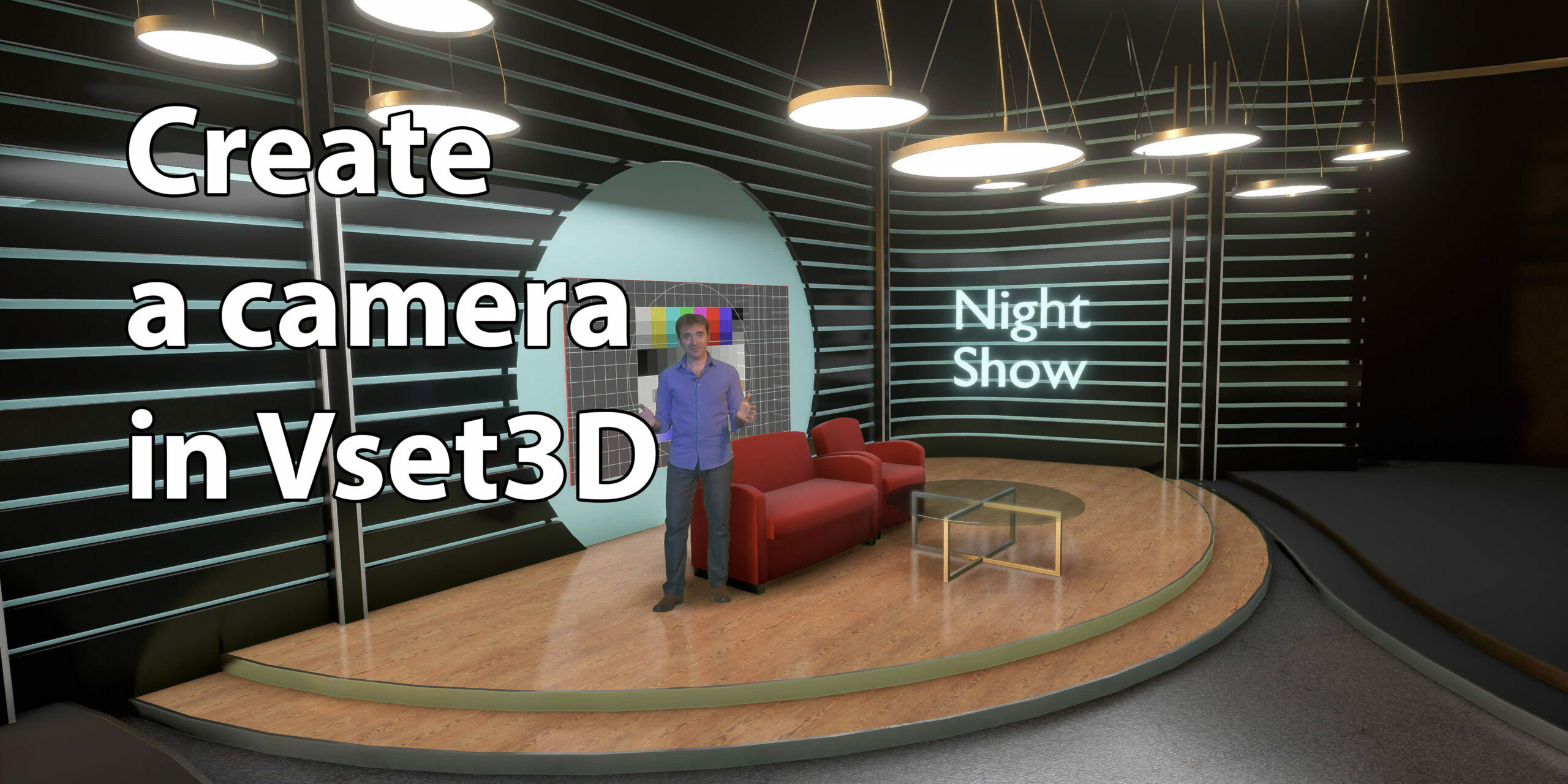 New Tutorial Camera Creation | Vset3D Virtual studio Software