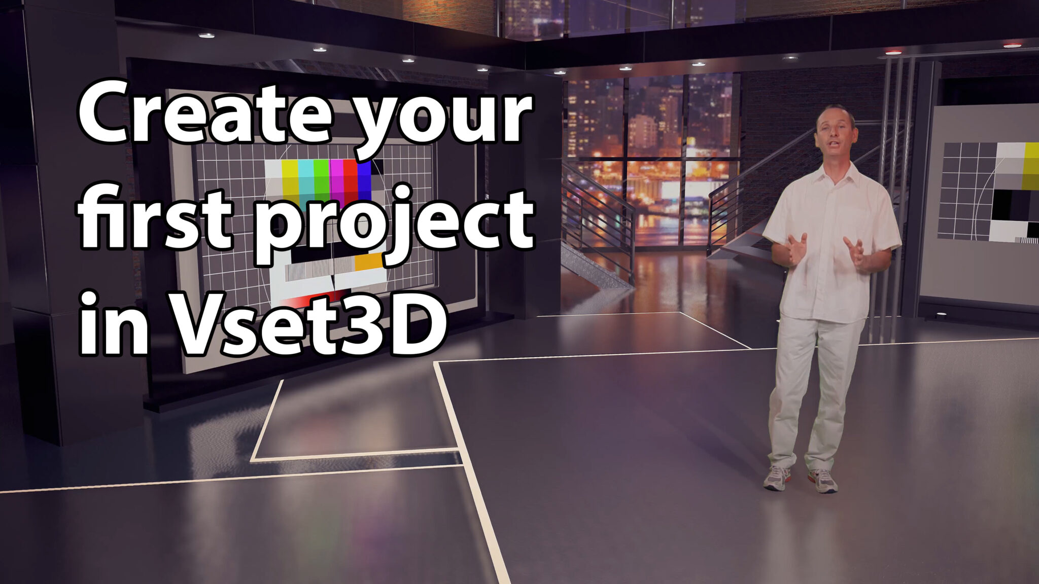 New Tutorial – Create your first project in Vset3D – Vset3D Virtual production Software