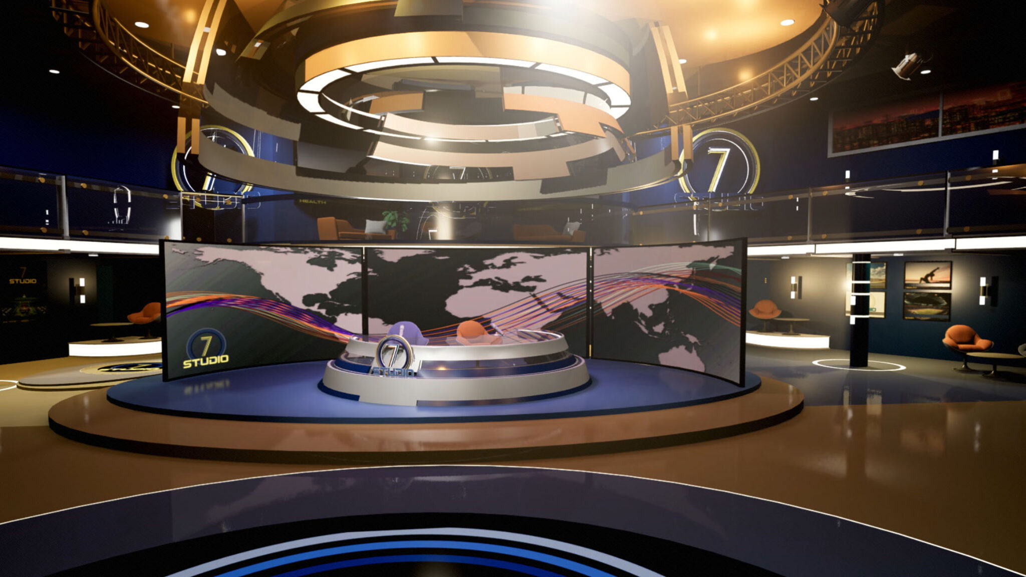 Virtual sets – Virtual production