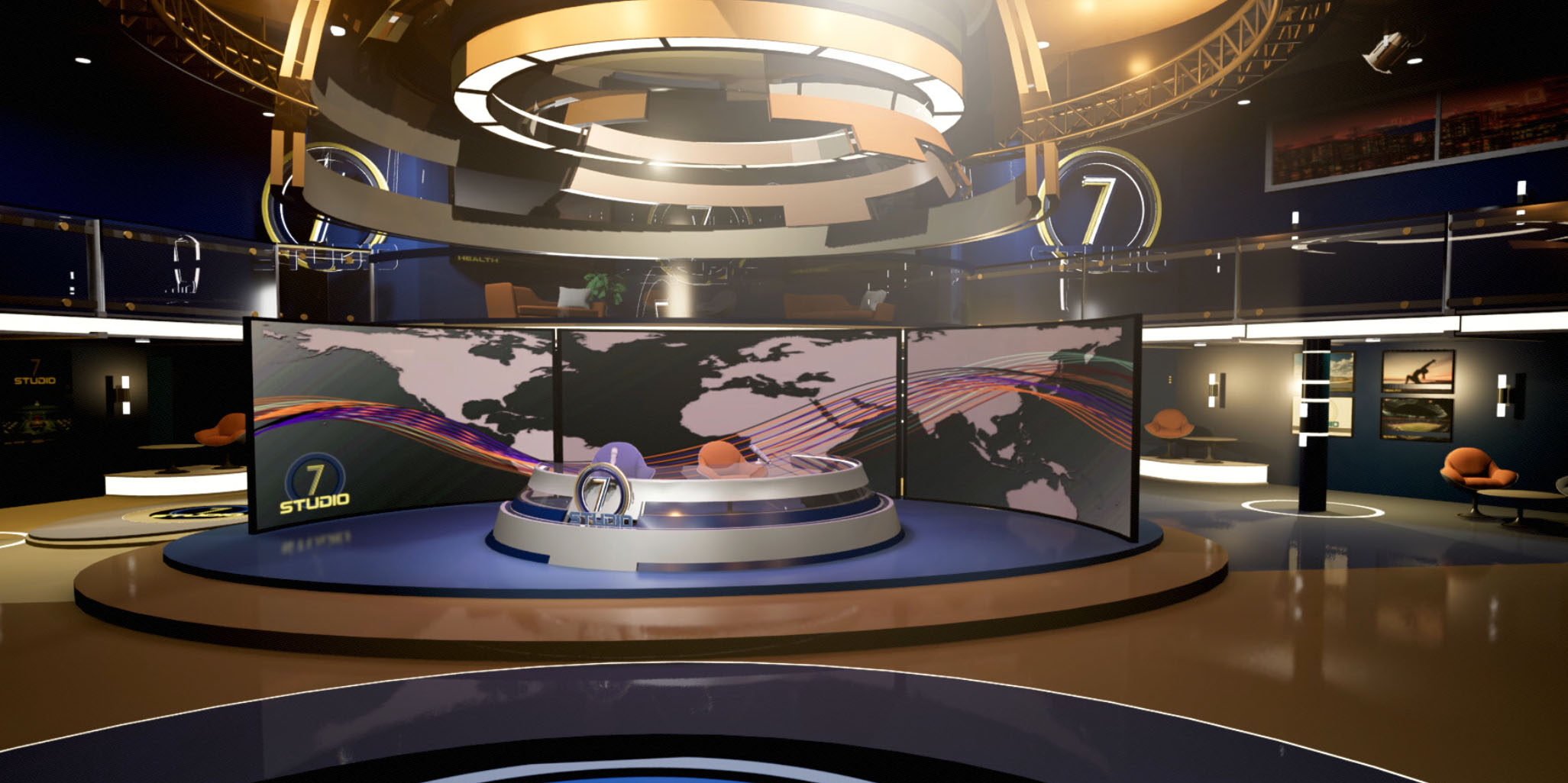 Virtual sets | Vset3D Virtual studio Software