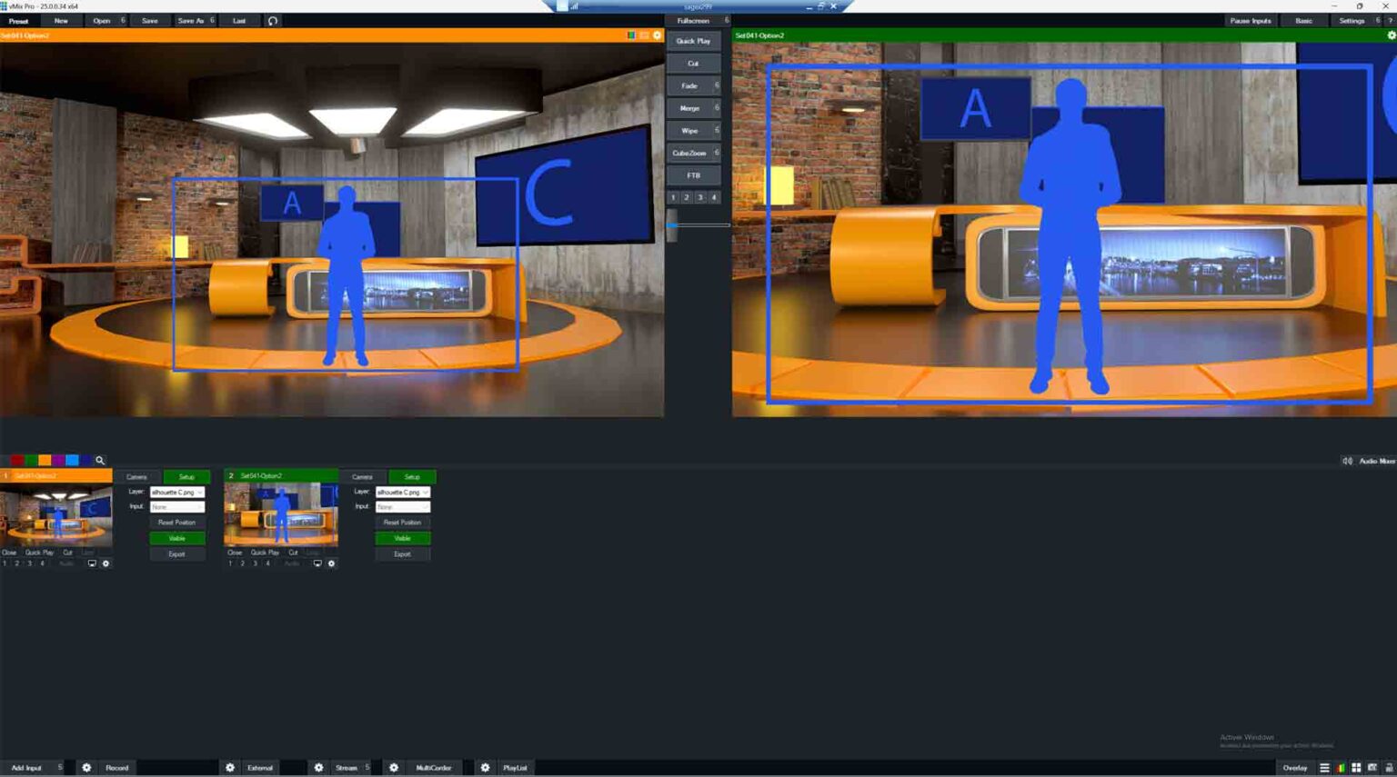 Virtual-set-vMix – Vset3D Virtual production Software