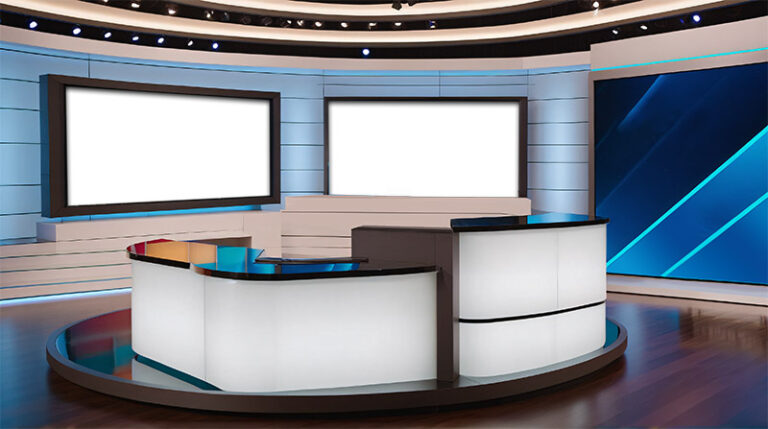 vMix virtual Set TV-Set 045 | Vset3D Virtual production Software