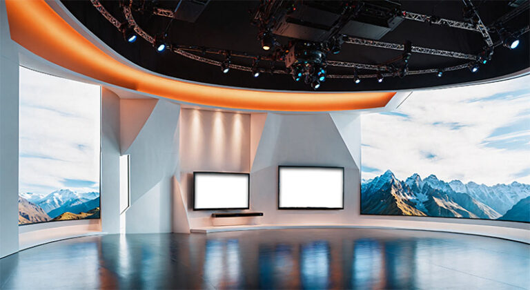 vMix virtual Set TV-Set 051 | Vset3D | AI video and Virtual production